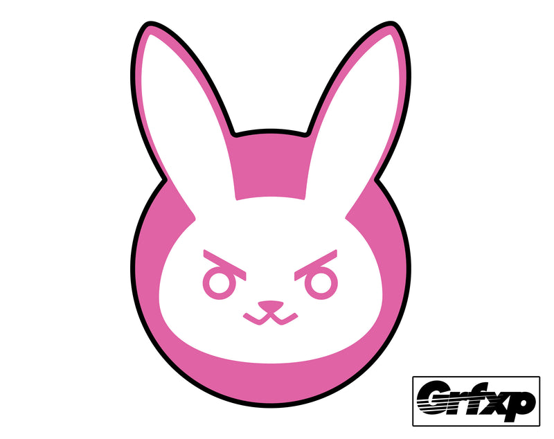D.Va, DVA Logo Printed Sticker – Grafixpressions