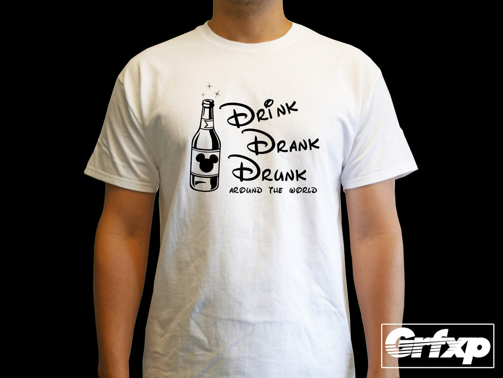 Drink, Drank, Drunk T-Shirt – Grafixpressions