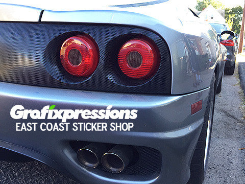 Taillight Overlays for Ferrari 360 Modena (1999 – 2005) – Grafixpressions