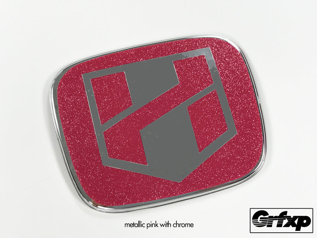 H-BLADE Logo, JDM Emblem Color Changing Overlays Front & Rear Set ...