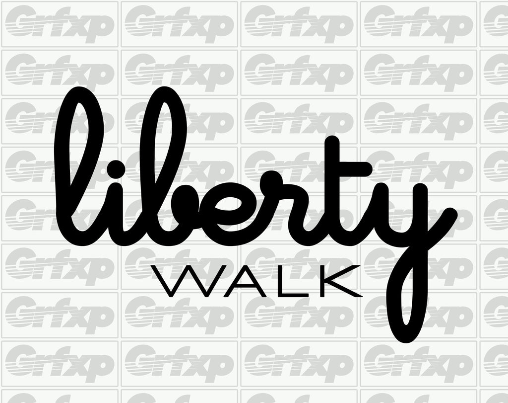 Liberty Walk Bubble Design Sticker – Grafixpressions
