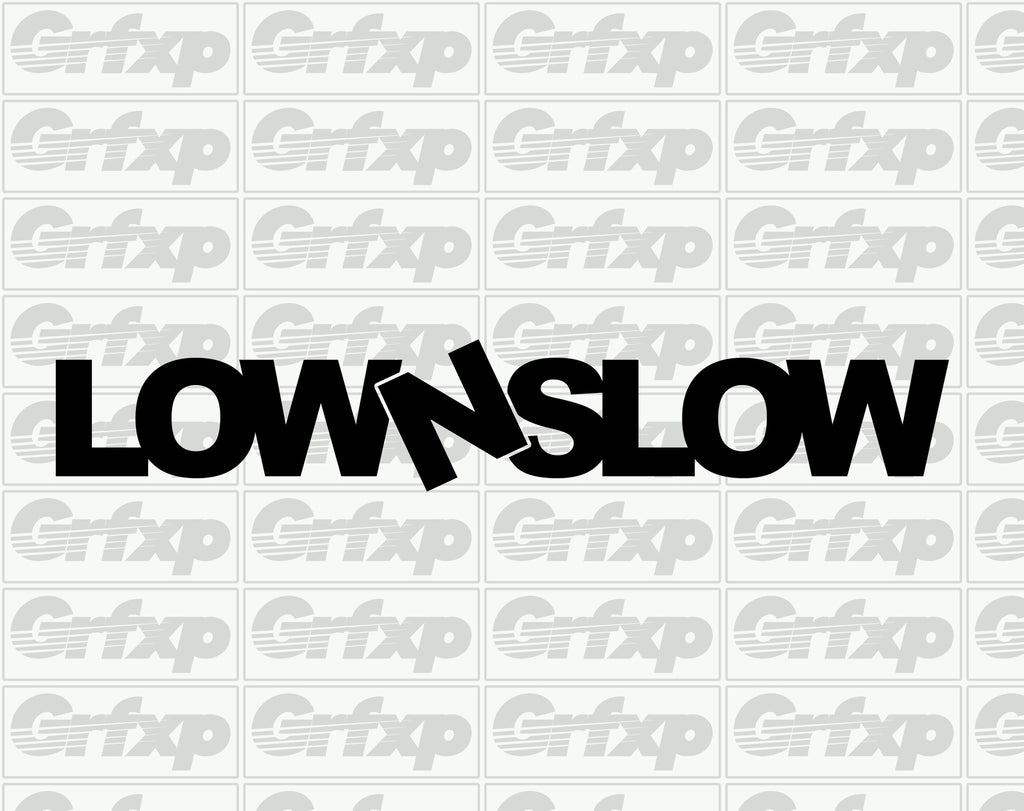 Low N Slow Sticker – Grafixpressions