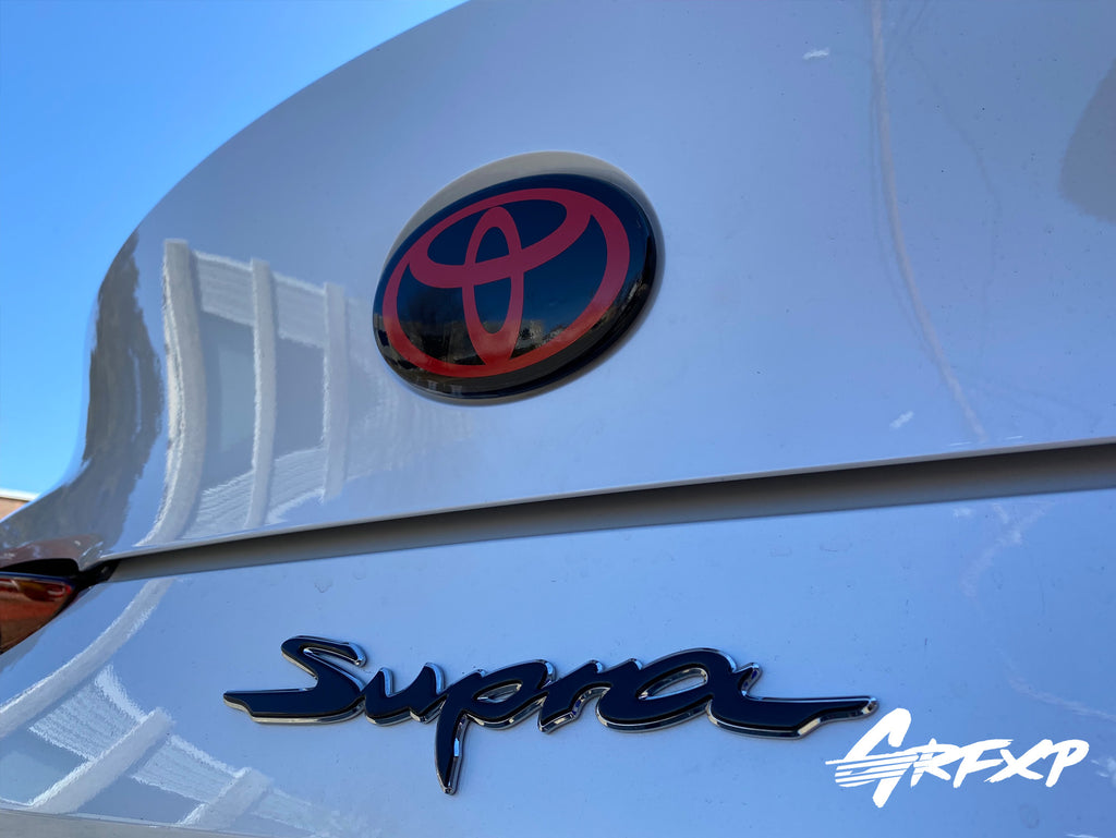 Color Changing Emblem Overlays for MK5 Toyota Supra (Front and Rear ...