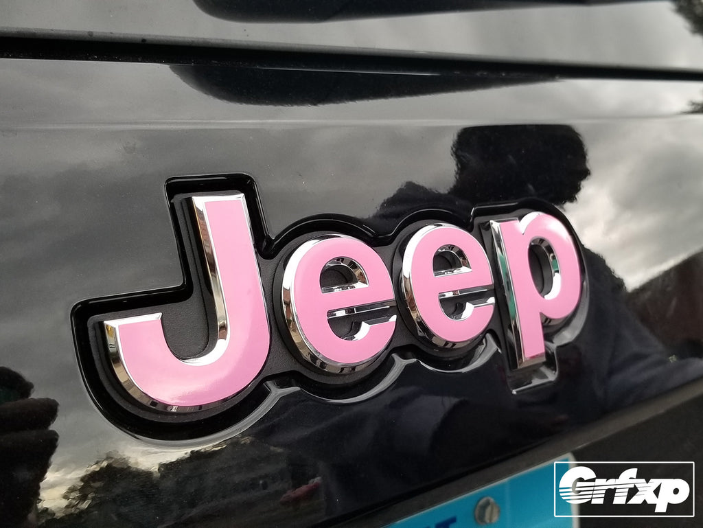 Jeep Grand Cherokee "Jeep" Logo Emblem Overlays (2011 - 2016 ...