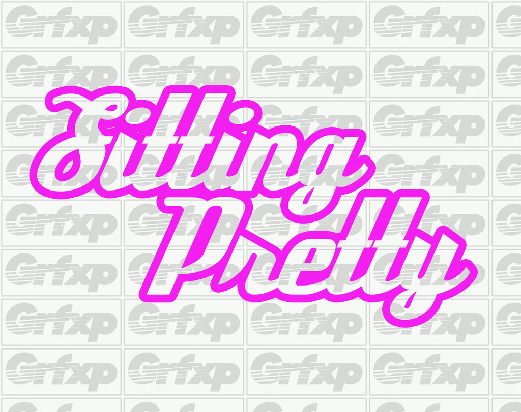 Sitting Pretty Sticker – Grafixpressions