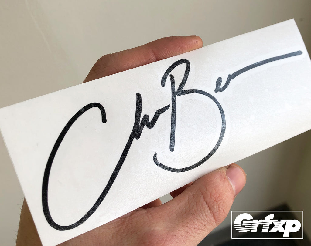 Create Your Own Signature Vinyl Stickers! – Grafixpressions