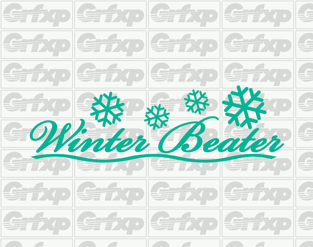 Winter Beater Sticker – Grafixpressions