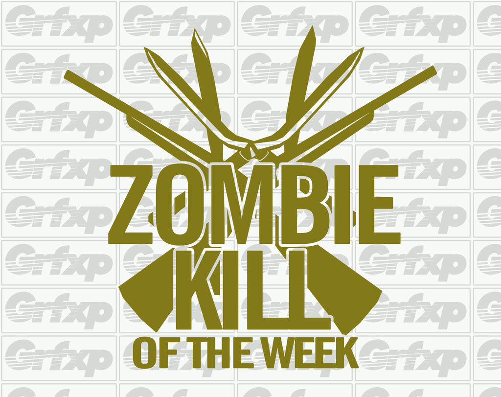 Zombieland - Zombie Kill of the Week Sticker – Grafixpressions